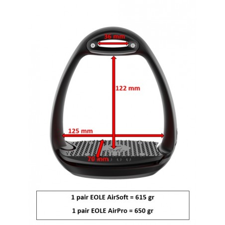 Etrier Eole AirPro - étrier design avec amortisseur - Compositi